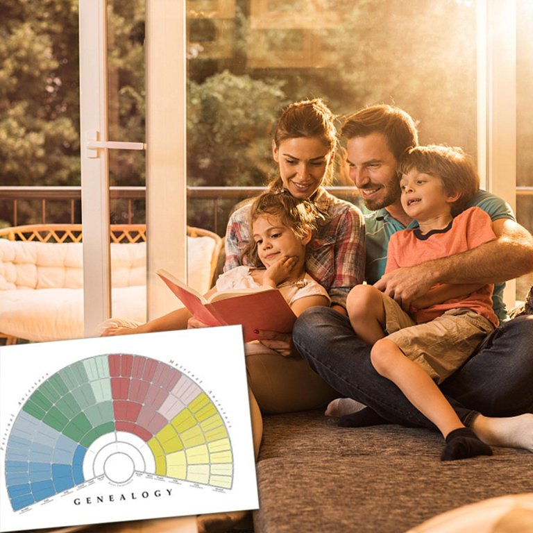 Creative Family Tree Diagram Chart Fillable Genealogy, 52% OFF