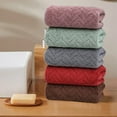 Coral Fleece Pattern Bath Towel – Super Absorbent Soft Warm Towel For ...