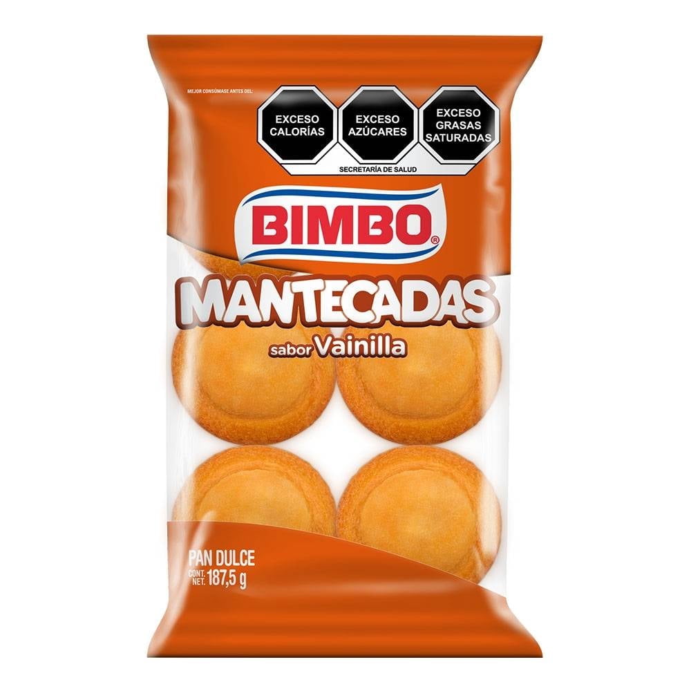 Mantecadas Bimbo sabor vainilla 187.5 g | Walmart en línea