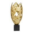 DecMode Gold Aluminum Metal Cut-Out Abstract Sculpture - Walmart.com