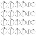 8Pcs Stainless Steel Round Safety Pins Heavy Duty Lynches Pin with ...