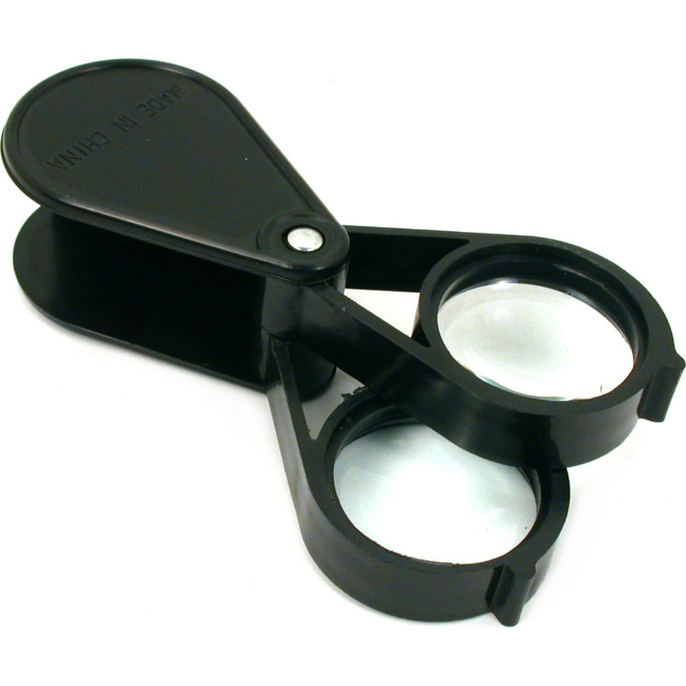 7.75X 15.5X Folding Magnifier Magnifying Magnification Glass Lens ...