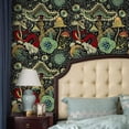 DAZLUTE Peel and Stick Wallpaper Floral Wallpaper Boho Mushroom ...