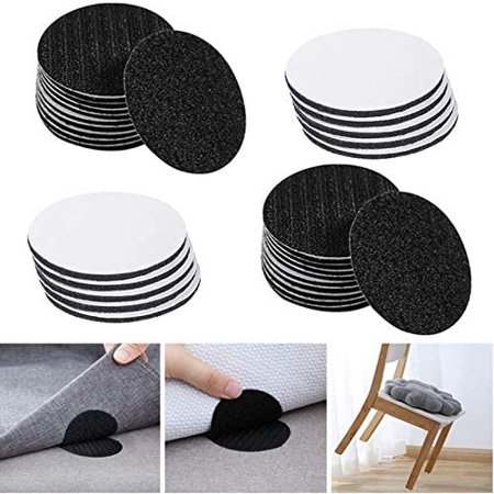 25 Sets Hook and Loop Dots Fasteners with Stick on Adhesive Heavy Duty ...