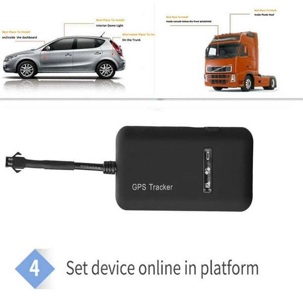 Car GPS Tracker GT02A Real Time Monitoring Recording Locator Tracking ...