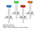NIBOLOG 4Pcs Golf Tees with Upgraded Premium Big Head High Durability ...