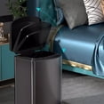 Stainless Steel Step Trash Can with Lid, Soft-Close Kitchen Garbage Bin ...