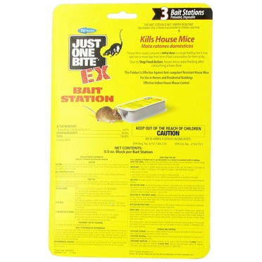 Just One Bite II 16 oz. Rodent Rat Bait Cake Blocks - (Pack of 8 ...