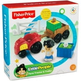 Fisher-Price Little People Farm Tractor & Trailer - Walmart.com