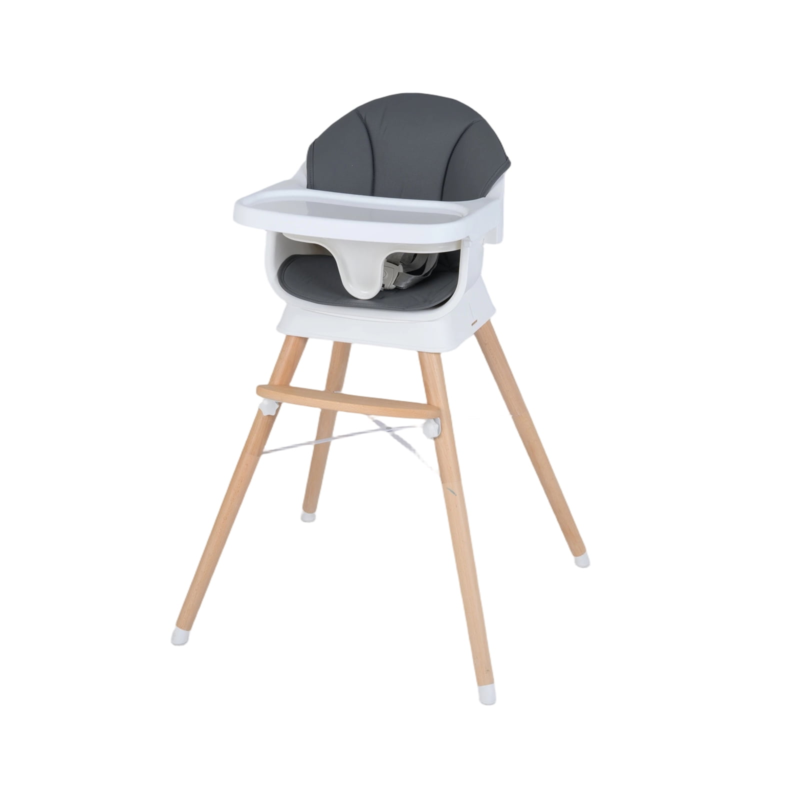 Click here for Costway Solid Wood Baby Feeding Chair Convertible... prices