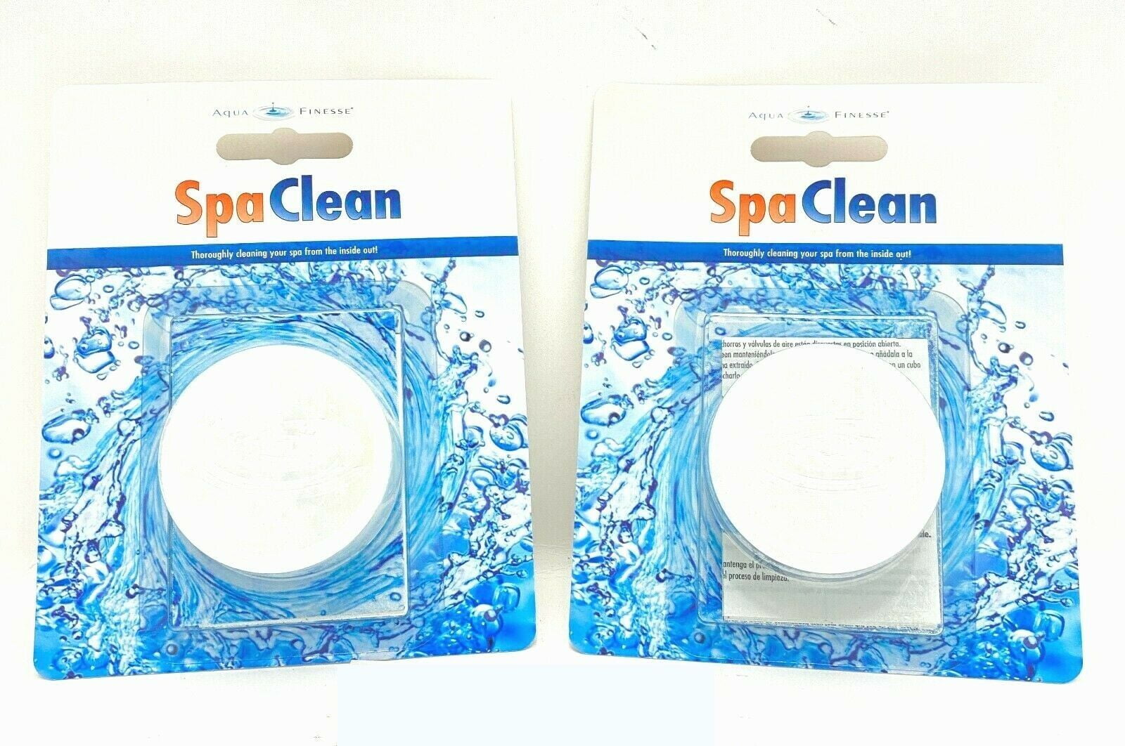 AquaFinesse SpaClean Tablet for Spas, Hot Tubs, and Jetted Bath Tubs - 2 PACK - Walmart.com