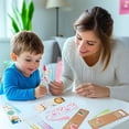 1Set DIY Mixed Pattern Paper Bookmarks Making Kits with Plastic ...