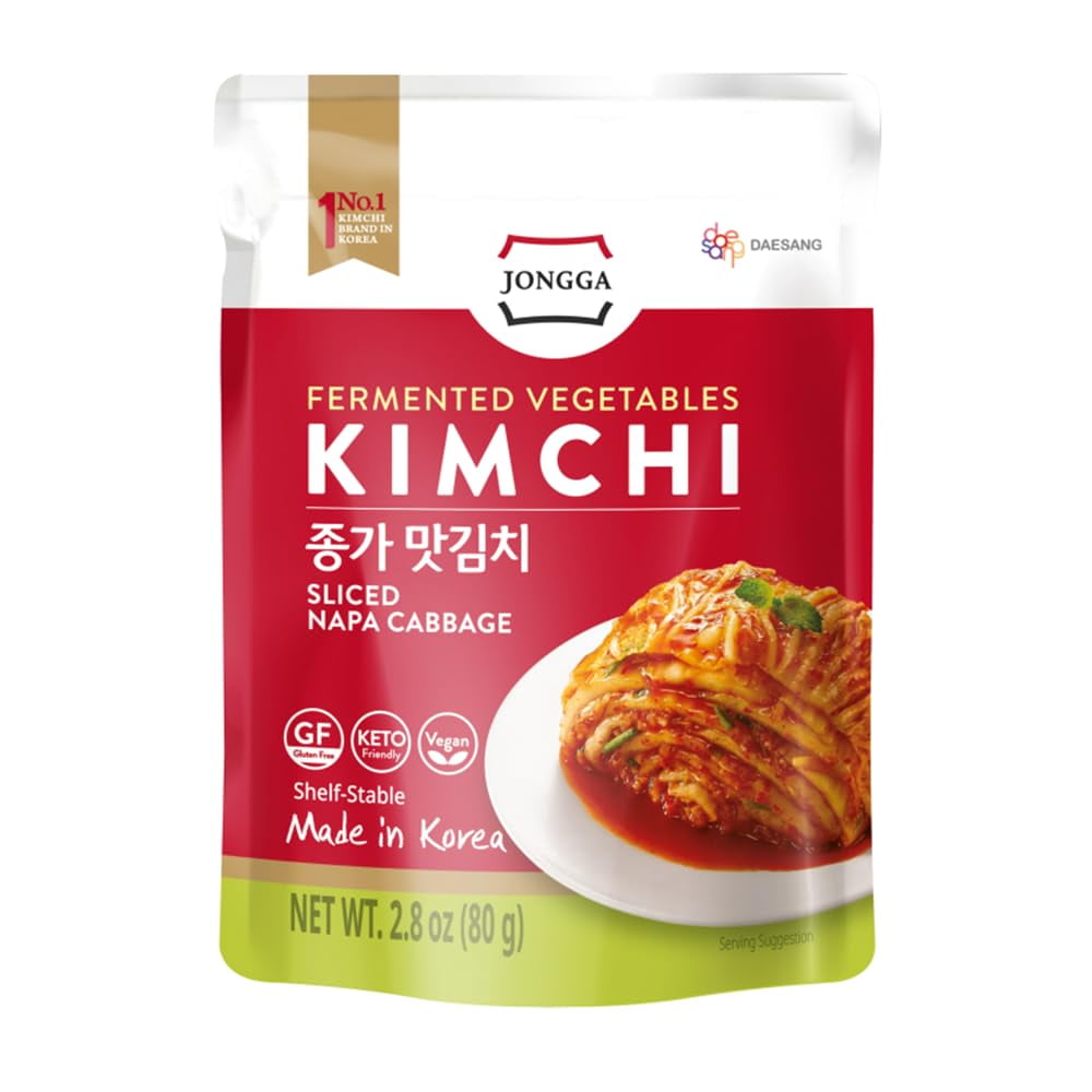 Original Can Kimchi (Pack of 4), Shelf Stable Canned Kimchi, Spicy ...