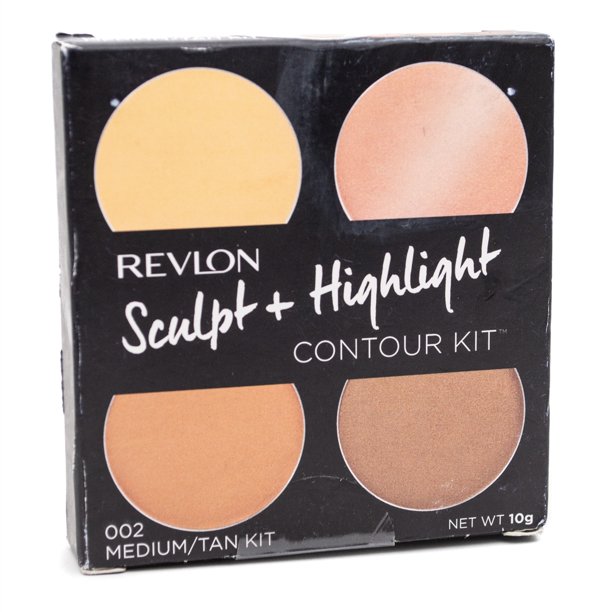 Revlon SCULPT + HIGHLIGHT Contour Kit 002 Medium/Tan .35oz - Walmart ...