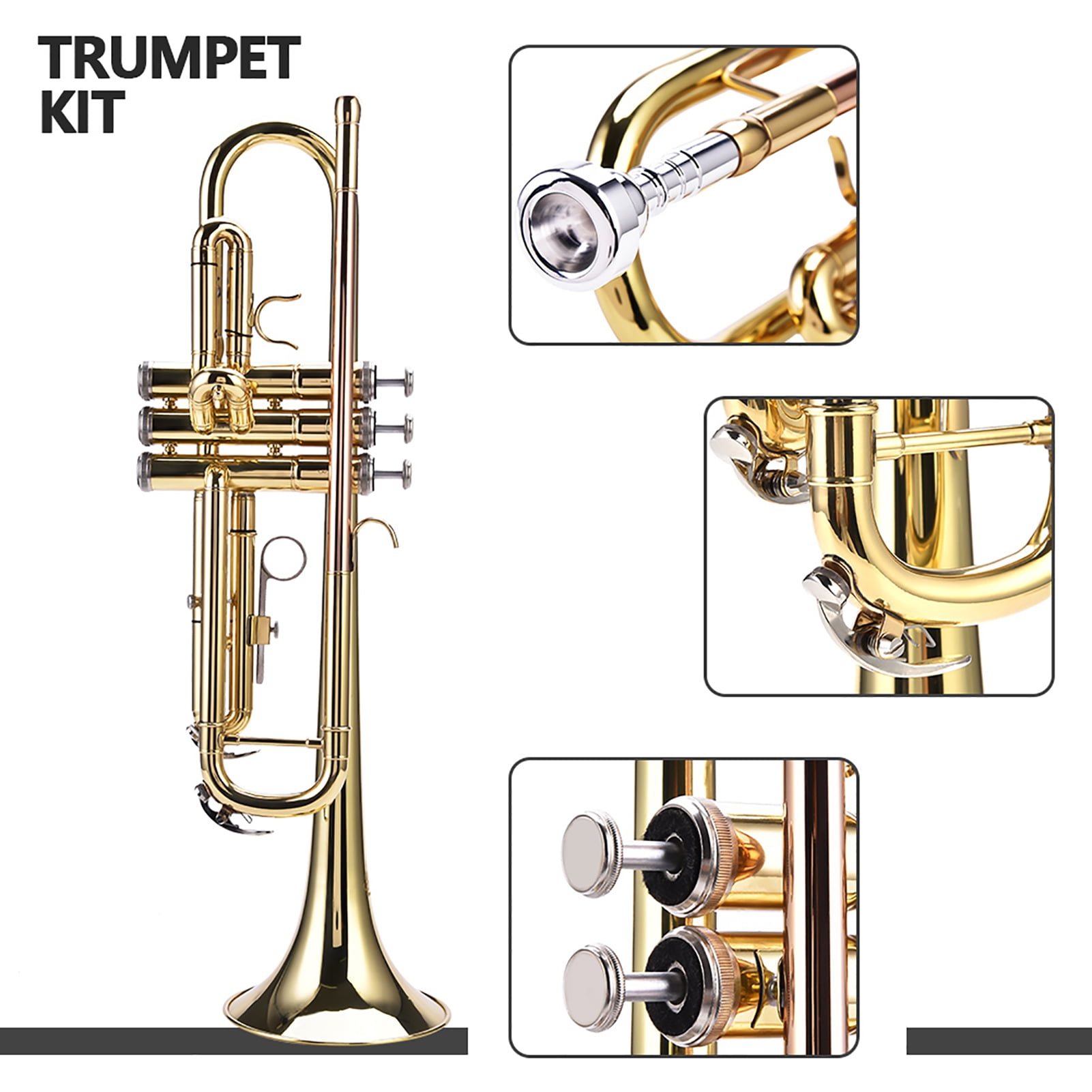 Kit De Trompeta, Instrumento Musical, Trompeta De Juguete B, Trompeta ...