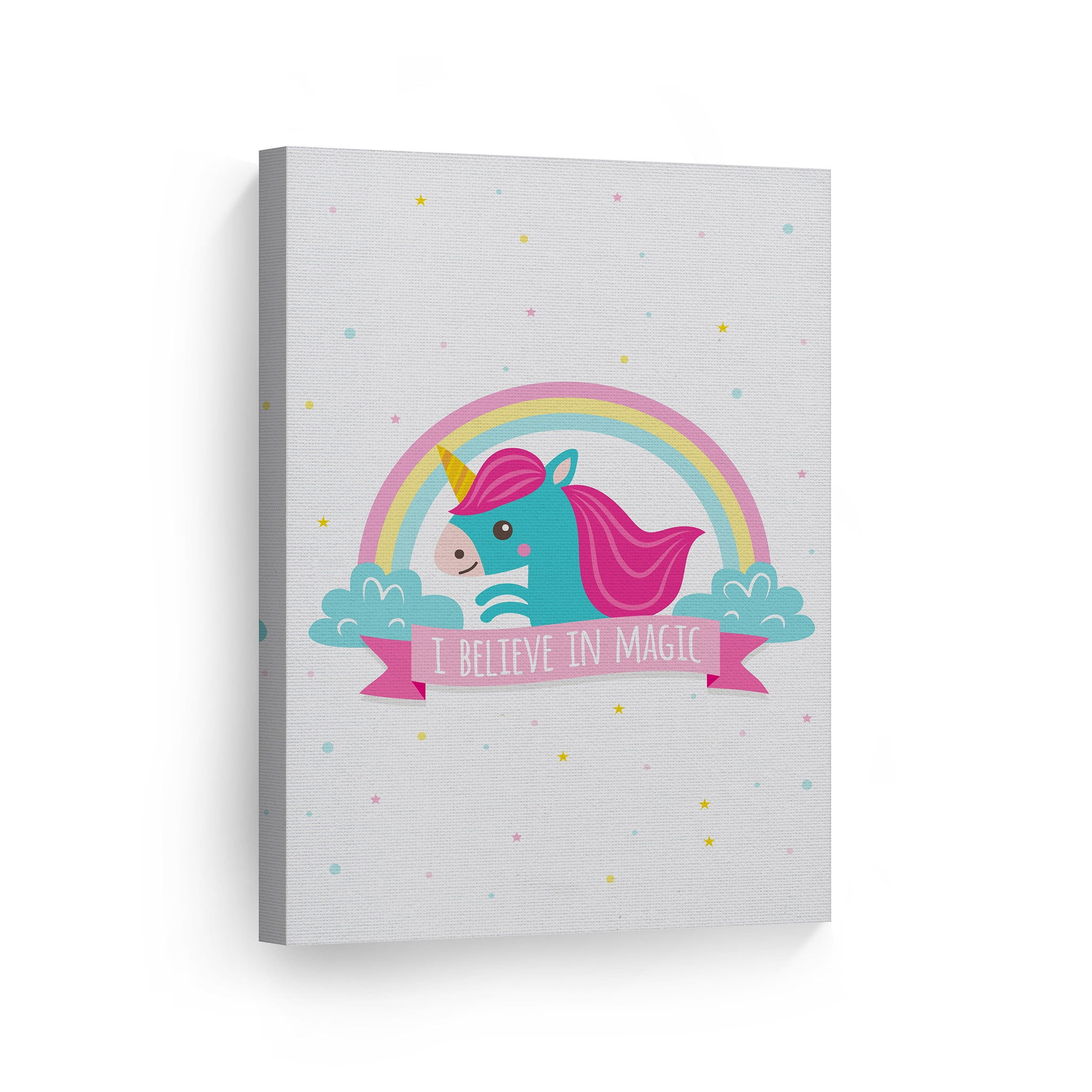 Smile Art Design I Believe in Magic Unicorn Quote Wall Decor Unicorn ...
