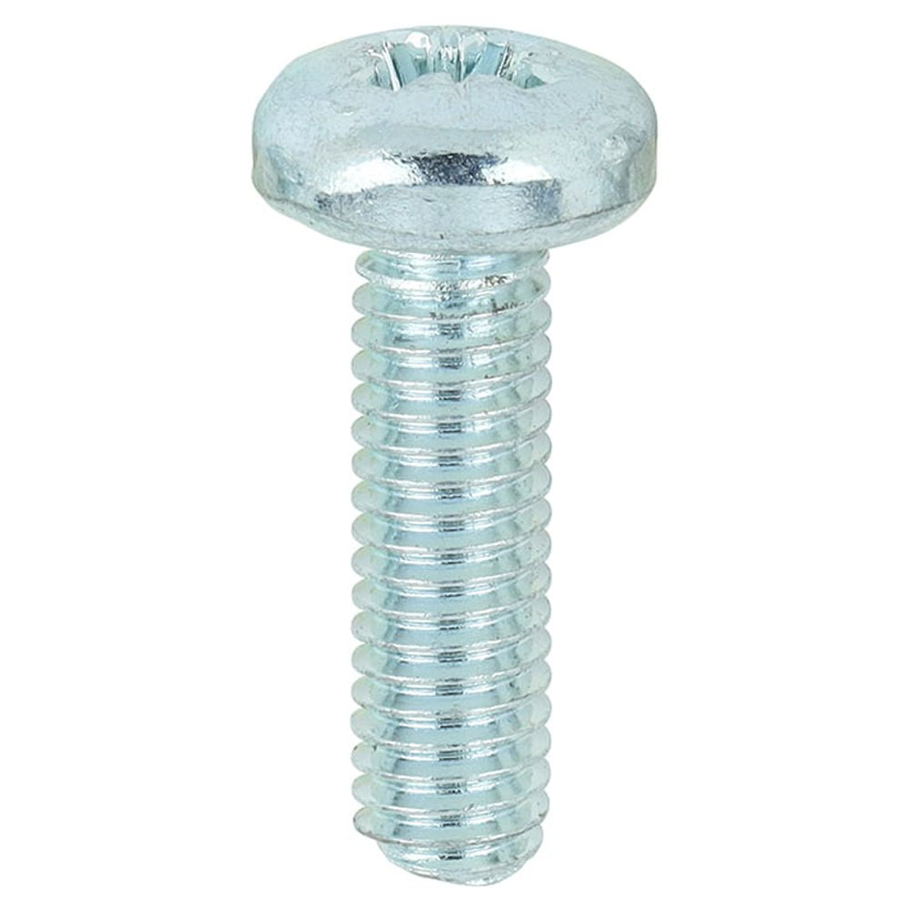 Timco - Metric Threaded Machine Screws - PZ - Pan Head - Zinc (Size M6 ...