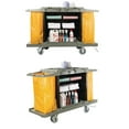 Hotel Cart Housekeeping Room Service Cart H 39" x L 60" X W 21" AF08159 ...