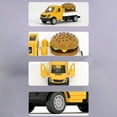 Burger Car Toy Model – Fun Inertial Drive, Realistic Food Design ...