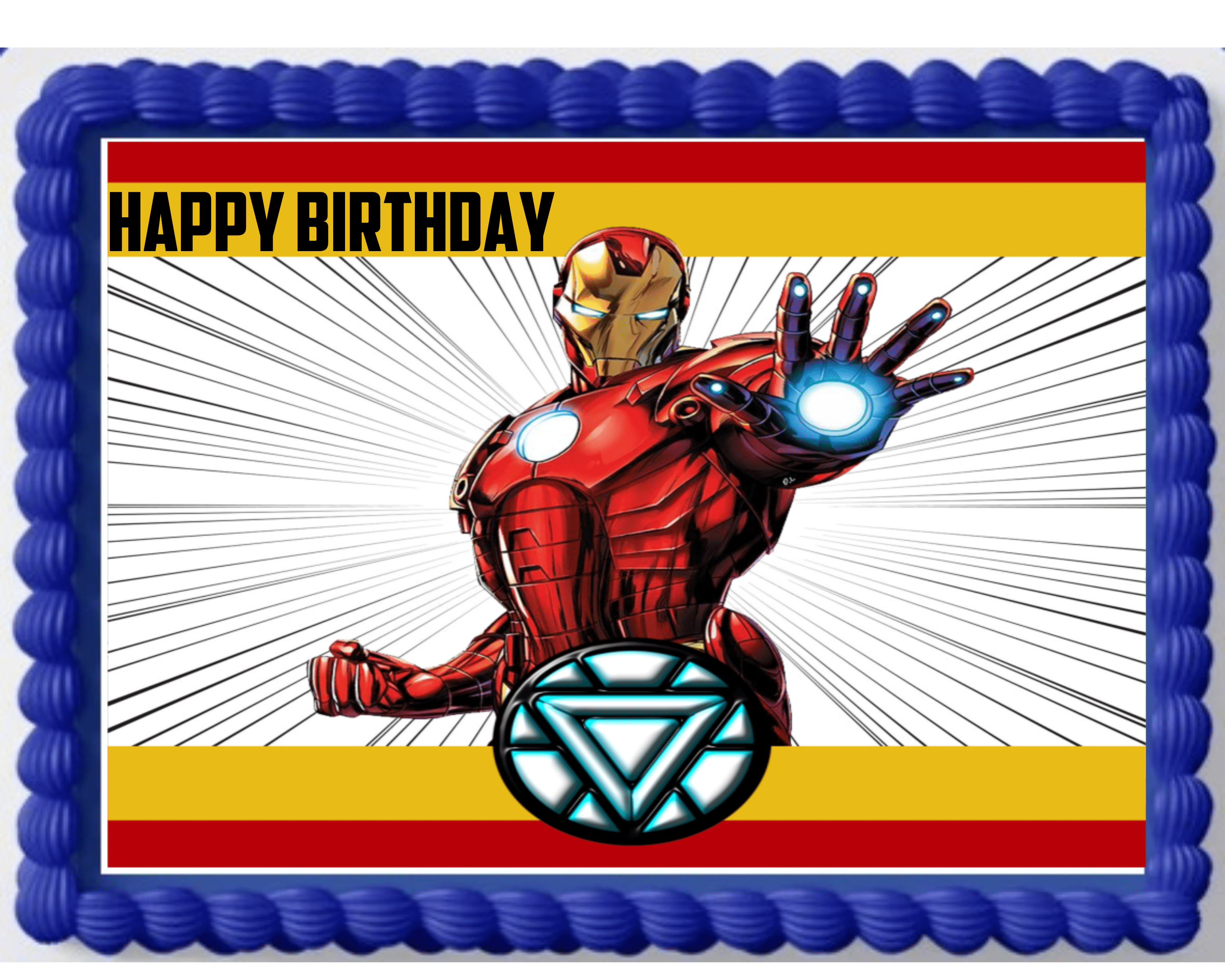 Iron Man Cake Topper