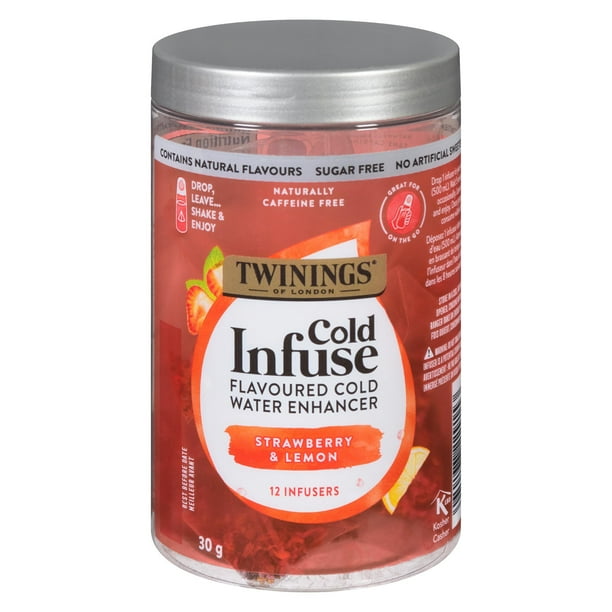 Twinings Cold Infuse Strawberry & Lemon 12 Infusers - Walmart.ca