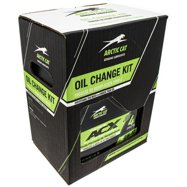 Arctic Cat 2436-848 ACX 0W-40 Gallon Synthetic Oil Change Kit for 17-20 ...