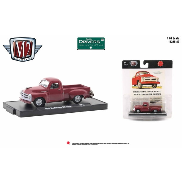 M2 Machines Auto-Drivers 1:64 R82 1954 Studebaker 3R Truck - Walmart.com
