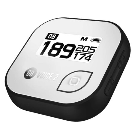 Golf Buddy Voice 2 Talking LCD Golf GPS Distance Rangefinder, Black ...