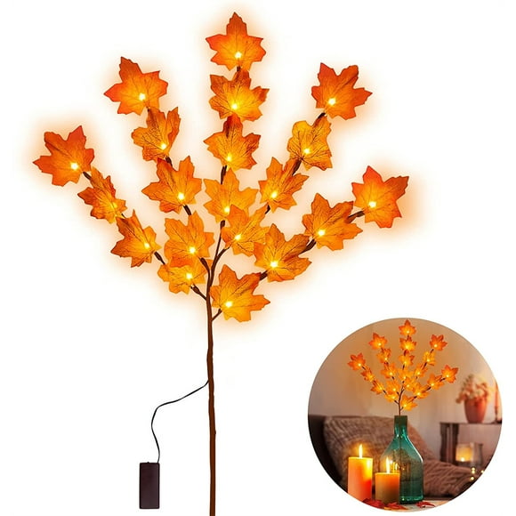 Lighted Fall Tree
