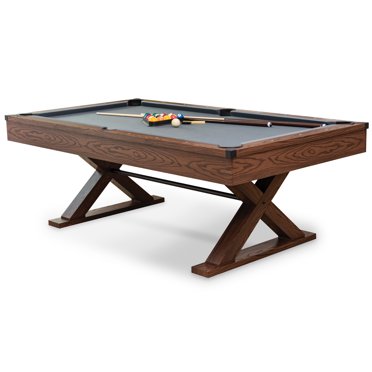 American Legend Kirkwood 90” Billiard Table with Rustic Finish, K ...