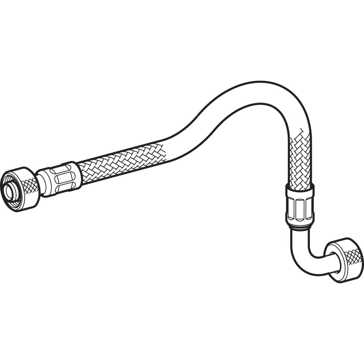 Geberit 243.175.00.1 Reinforced Braided Hose For Geberit Sigma ...