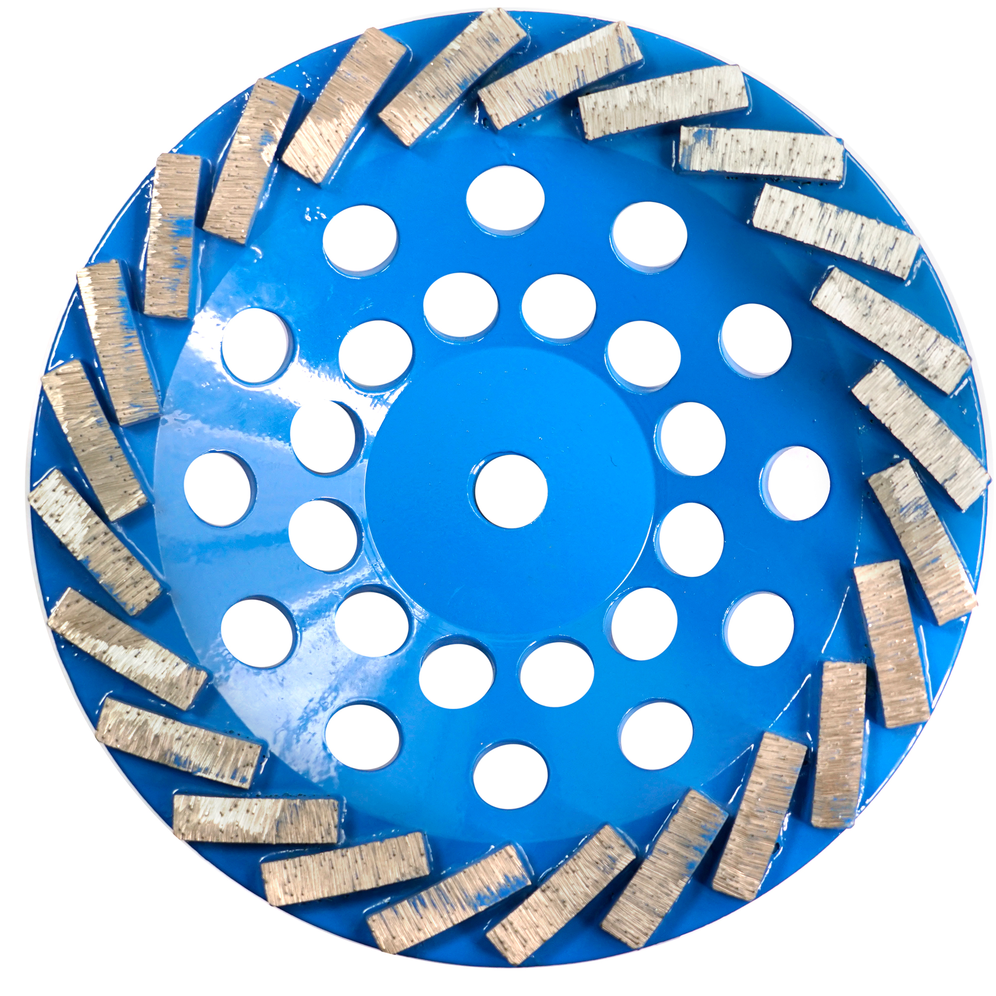 Turbo Diamond Grinding Cup Wheel 24pcs Segments 7 inch Grinding Disk to ...