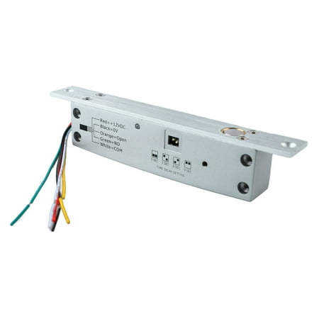 DC 12V 5 Lines Electric Bolt Lock Narrow Deadbolt Drop Bolt Door Lock ...
