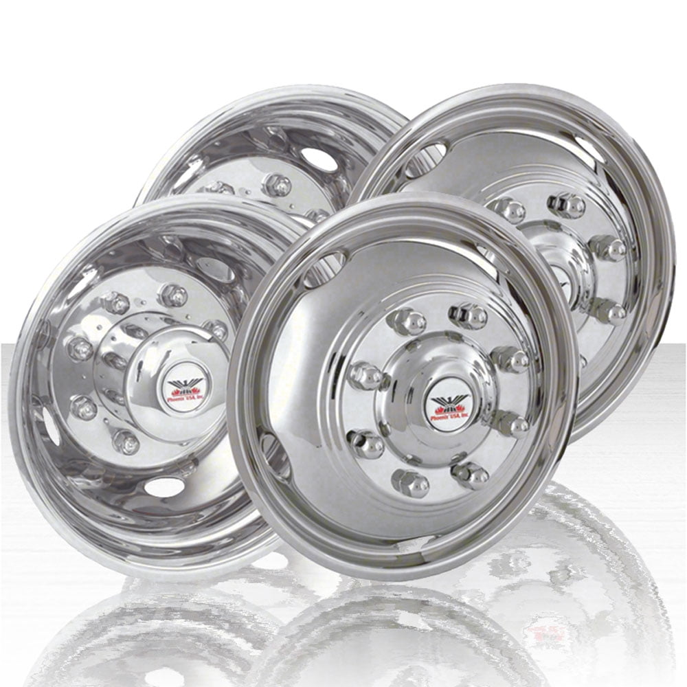 Set of Four 19.5" Stainless Steel Wheel Simulators for 1999-2002 Ford F ...
