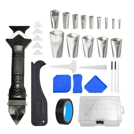 32pcs Caulking Tool Kit Caulking Silicone Sealant Finishing Tools Caulk ...