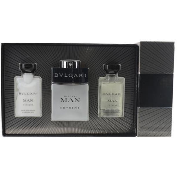 Bvlgari Man Extreme 3 Piece Fragrance Set 1 Each - (Pack of 4 ...
