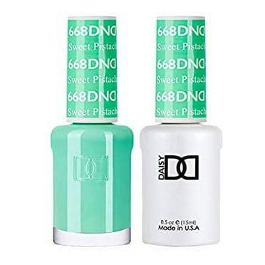 Daisy DND Gel Polish, Cotton Candy #807, Matching Lacquer Set, Long ...