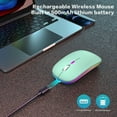 Craft- Wireless Bluetooth Mouse - Rechargeable Laptop Mice - With Led ...
