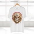 Carnival Mask Graphic T-Shirt Unisex 100 Cotton With Antique Gold Art ...