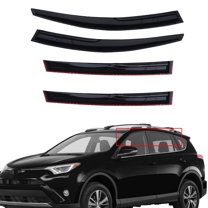 Genrics 4PC Smoke Window Vent Visor Rain Guard Deflector Replacement ...