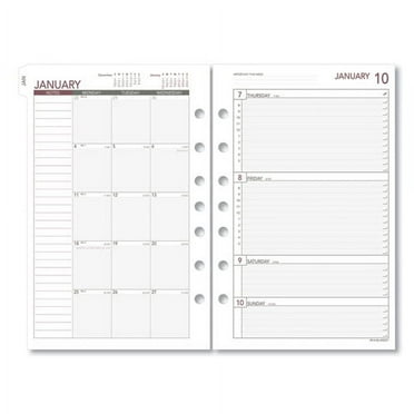 At-A-Glance Weekly/Monthly Planner Refill - Walmart.com