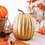 8 Inch Large Artificial Pumpkins Halloween Decor DIY White Foam ...
