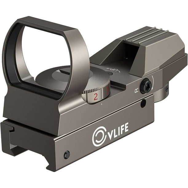 CVLIFE 1X22X33 Red Green Dot Sight with 20mm Rail - Walmart.com