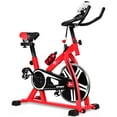Costway Spin Indoor Stationary Exercise Bike for Cardio Fitness with ...