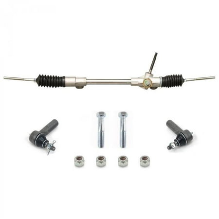 Mustang II Manual Steering Rack & Pinion with Tie Rod Ends & Hardware ...