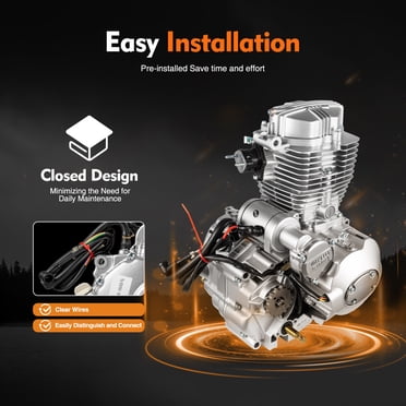 X-PRO 150cc Short Case 4-stroke GY6 Engine Motor Automatic Transmission ...