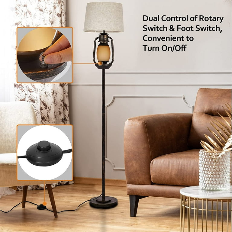 Overhanging lamp store