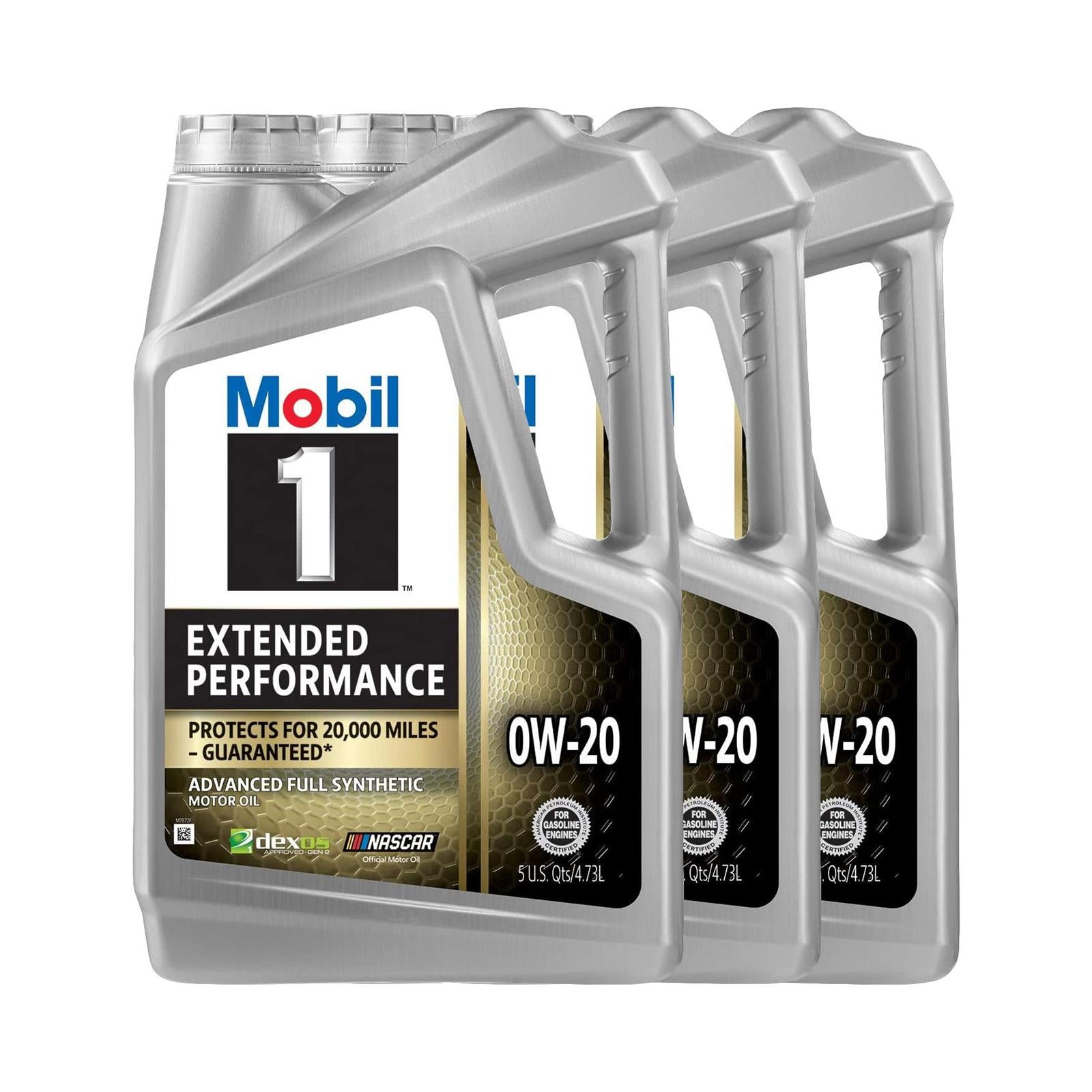Mobil 1 120903 Performance Full Synthetic 0W-20, 5 Qt, Case/3 - Walmart.com