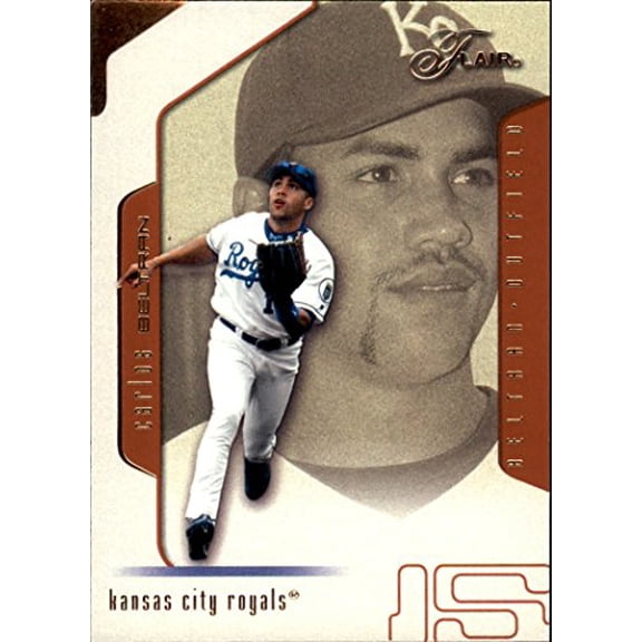 2002 Flair #45 Carlos Beltran MLB Baseball Trading Card - Walmart.com