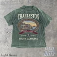 Charleston South Carolina Vintage Graphic Tshirt, Retro Comfort Colors ...